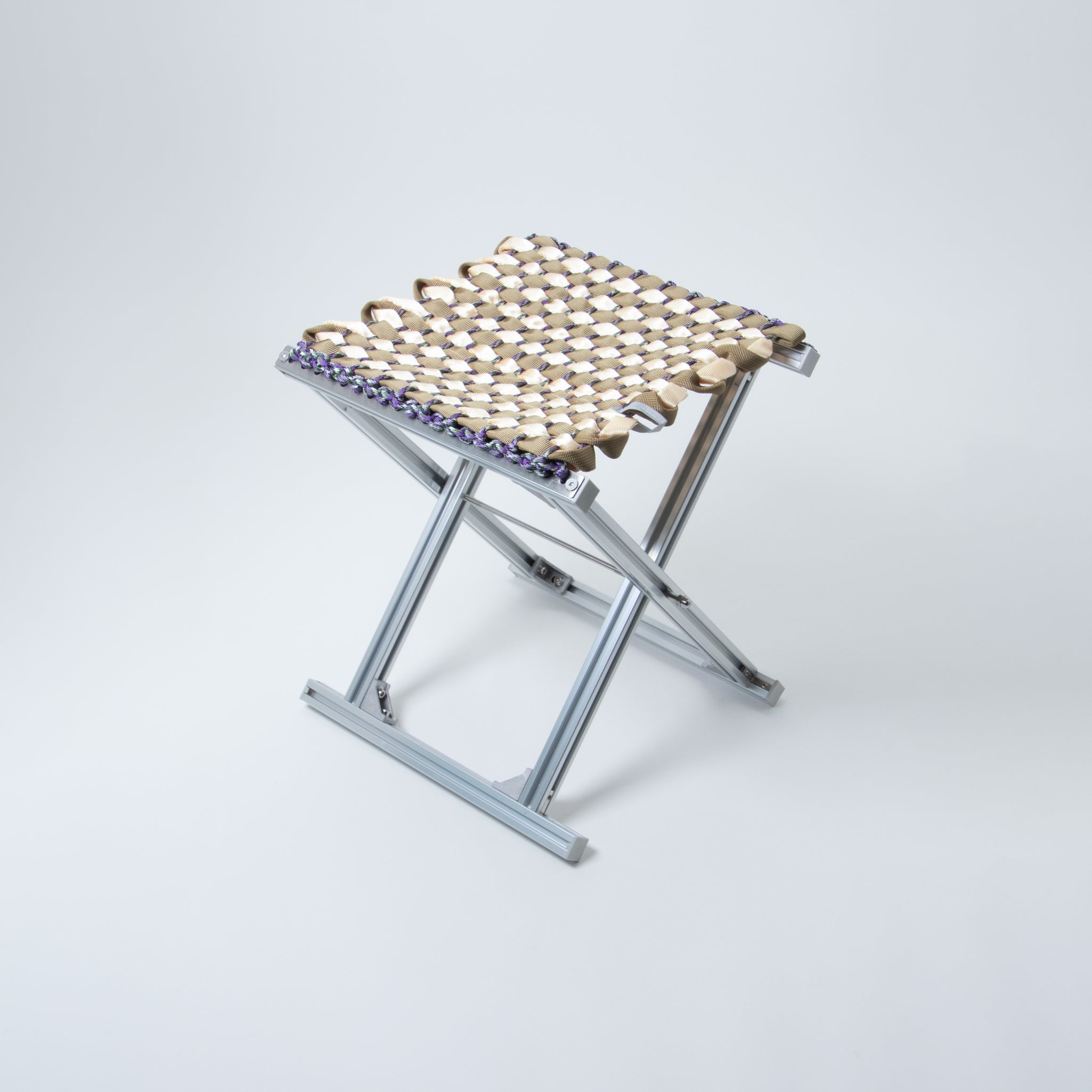 Mazha Stool Cream+Tan – GENERAL FURNISHINGS & CO.