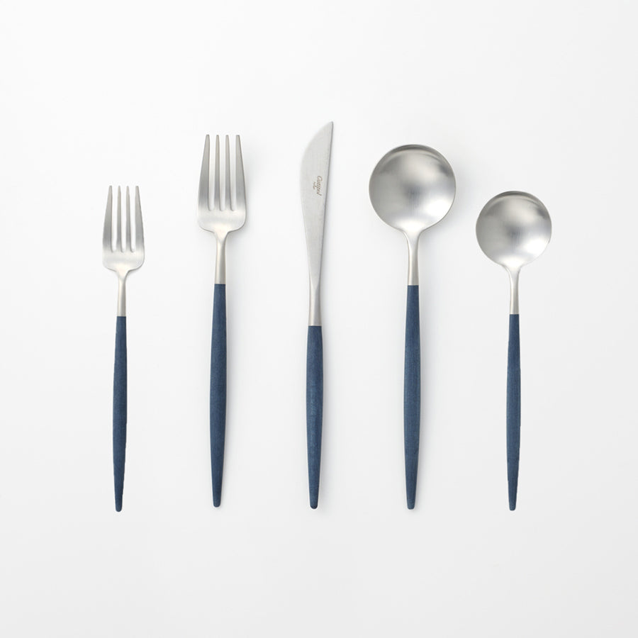 Cutipol GOA Blue × Silver – GENERAL FURNISHINGS & CO.